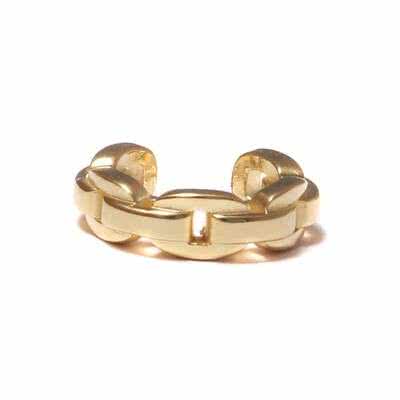 Chain gold ear cuff in genuine 585 yellow gold 3025 Love Your Diamonds