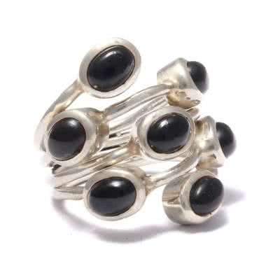 Magische 7 Edelstein Ring aus echtem 925 Sterling Silber - 1235 - Love ...